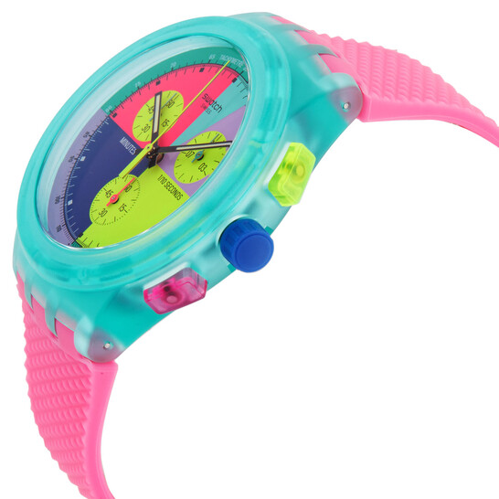 Swatch Neon Flash Arrow Chronograph Quartz Unisex Watch SUSG408 ...