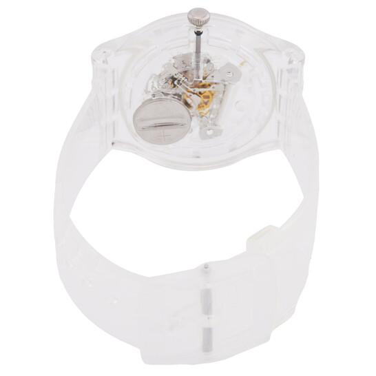Swatch Random Ghost Quartz Transparent Unisex Watch SO29K104-S06 ...
