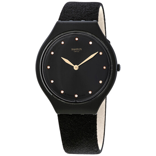 Swatch Skinora Quartz Black Dial Ladies Watch SVOB107 - Watches, Skin ...