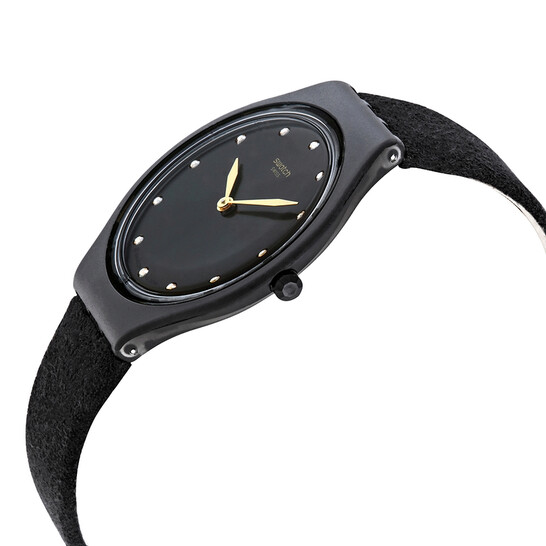 Swatch Skinora Quartz Black Dial Ladies Watch SVOB107 - Watches, Skin ...