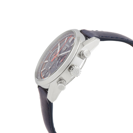 Tag Heuer Carrera Chronograph Automatic Blue Dial Men's Watch CBN201D ...