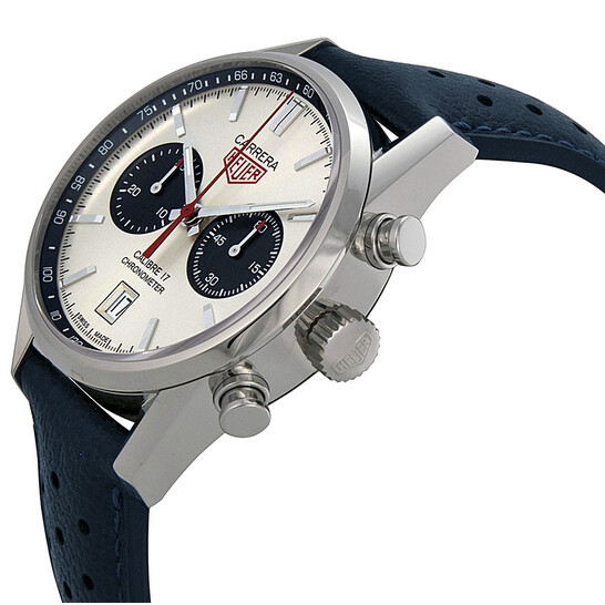 Tag Heuer Carrera Silver Dial Chronograph Men's Watch CV5111FC6335 ...