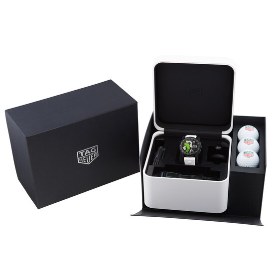 Tag Heuer Connected Golf Edition Quartz Analog-Digital Black Dial Men's ...