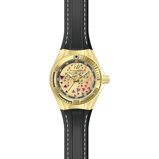 Technomarine Cruise Quartz Gold Dial Ladies Watch TM-125004 ...