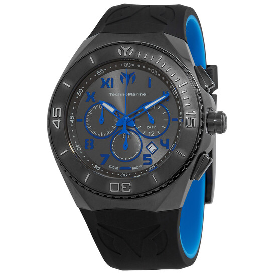 Technomarine Manta Quartz Gunmetal Dial Watch TM-220019 886678924264 ...