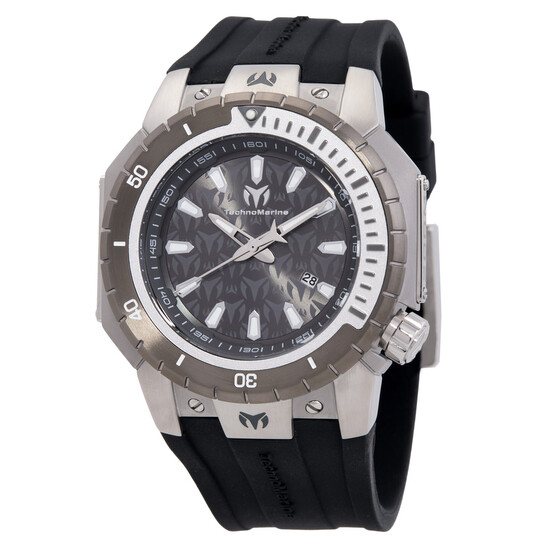 Technomarine Manta Sea Quartz Gunmetal Dial Men's Watch TM-224006 ...