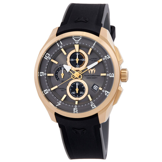 Technomarine OCEAN Chronograph Quartz Grey Dial Men's Watch TM-318125 ...