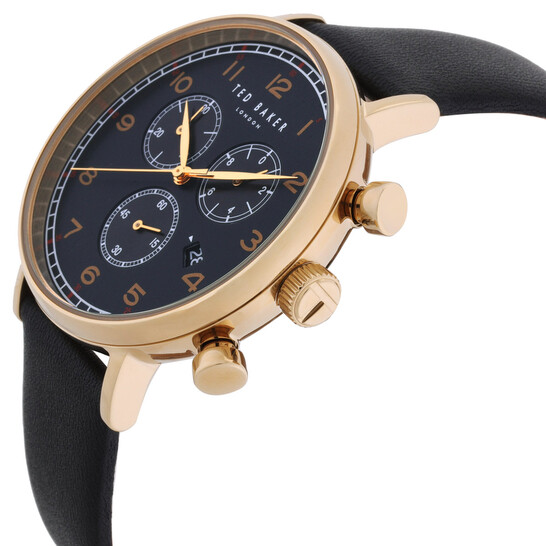 Ted Baker Barnett Backlight Chronograph Quartz Black Dial Men's Watch ...