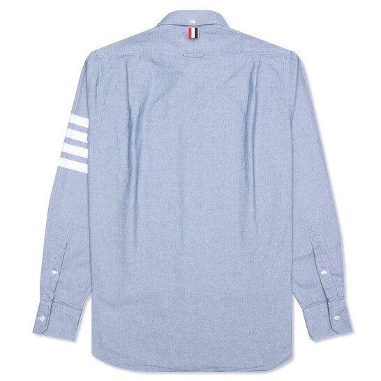 Thom Browne 4 Bar Button Down Flannel Shirt, Brand Size 1 (Small ...