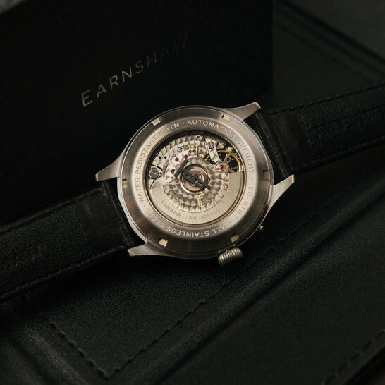 Thomas Earnshaw Baron Grand Date Calendar Open Heart Green Dial Men's ...