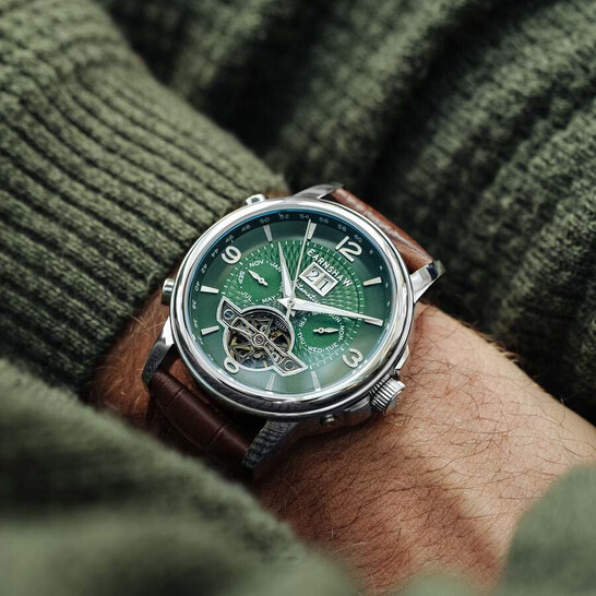 Thomas Earnshaw Marylebone Green Dial Men's Watch ES-8177-02 ...