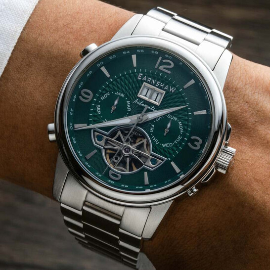 Thomas Earnshaw Marylebone Green Dial Men's Watch ES-8177-33 ...