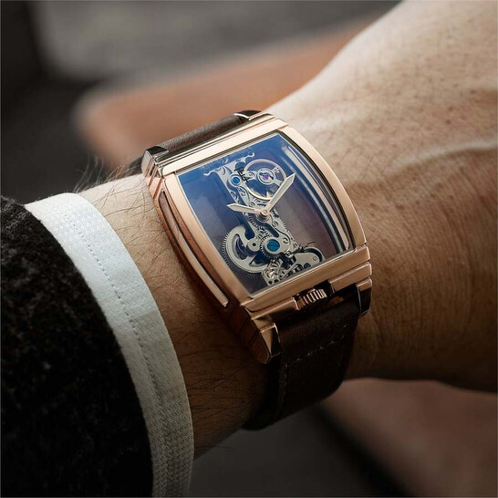Thomas Earnshaw Wolver Bridge Transparent Dial Men's Watch ES-8299-04 ...