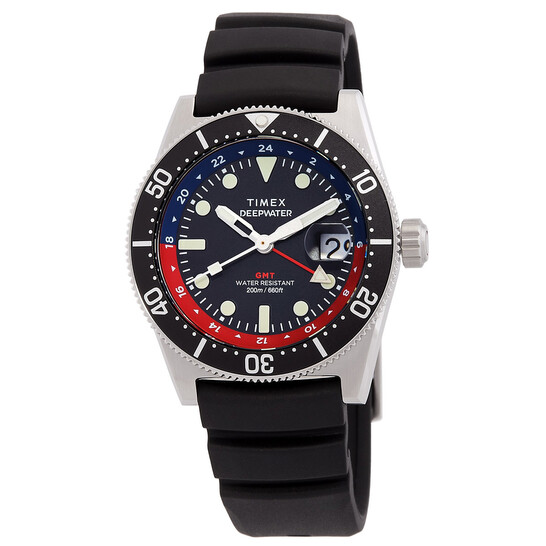 Timex Deepwater Reef Quartz Black Dial Men's Watch TW2W75000 ...