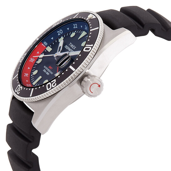 Timex Deepwater Reef Quartz Black Dial Men's Watch TW2W75000 ...