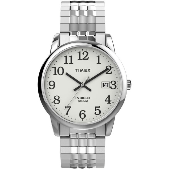 Timex Easy Reader Quartz White Dial Men's Watch TW2V05400 194366167856 ...