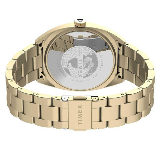 Timex Milano XL Quartz Champagne Dial Men's Watch TW2U15700 TW2U15700VQ ...