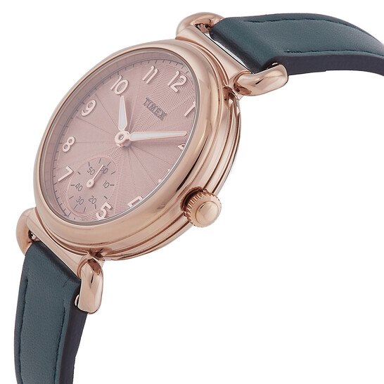 Timex Model 23 Quartz Rose Gold Dial Ladies Watch TW2T88200 - Watches ...