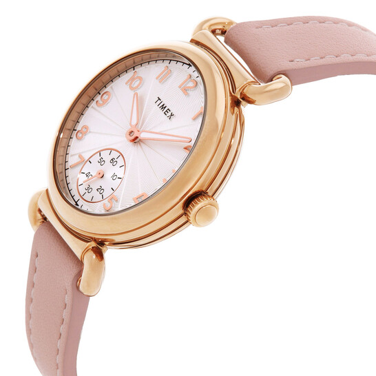 Timex Model 23 Quartz Silver Dial Ladies Watch TW2T88400VQ 194366020281 ...