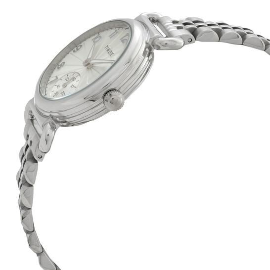 Timex Model 23 Quartz Silver Dial Ladies Watch TW2T88800 TW2T88800VQ ...