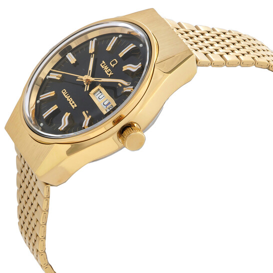 Timex Q Timex Falcon Eye Quartz Black Dial Men's Watch TW2W62500 ...