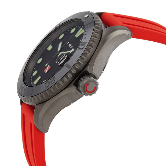 Timex Tiburon Automatic Black Dial Men's Watch TW2W21000 TW2W21000V3 ...