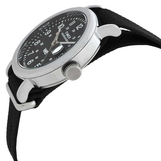 timex weekender leather strap