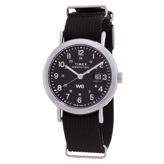 Timex Weekender Quartz Black Dial Unisex Watch TW2W86100 194366378580 ...