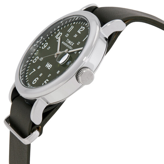 Timex Weekender Quartz Green Dial Men's Watch TW2W87000 194366378641 ...