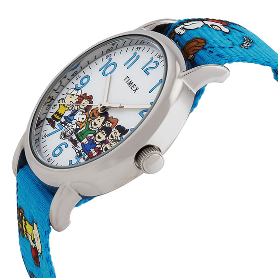 Timex Weekender x Peanuts Quartz White Dial Men's Watch TW2W19400GP ...