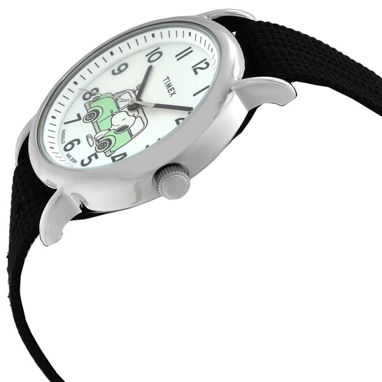 Timex Weekender x Peanuts Van Quartz White Dial Watch TW2Y11800JT ...
