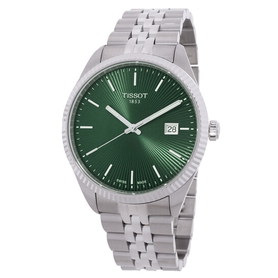 Tissot Ballade Quartz Green Dial Men's Watch T1564101109100 ...