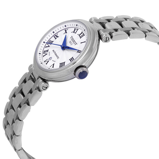 Tissot Bellissima Automatic White Dial Ladies Watch T1262071101300 ...