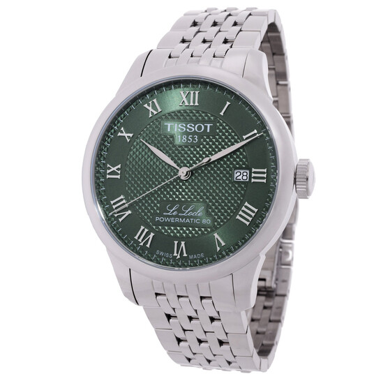 Tissot Le Locle Automatic Green Dial Men's Watch T0064071109300 7611608321751 - T-Classic, Le ...