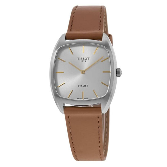 Tissot Stylist Quartz Silver Dial Ladies Watch T1599091603100 ...