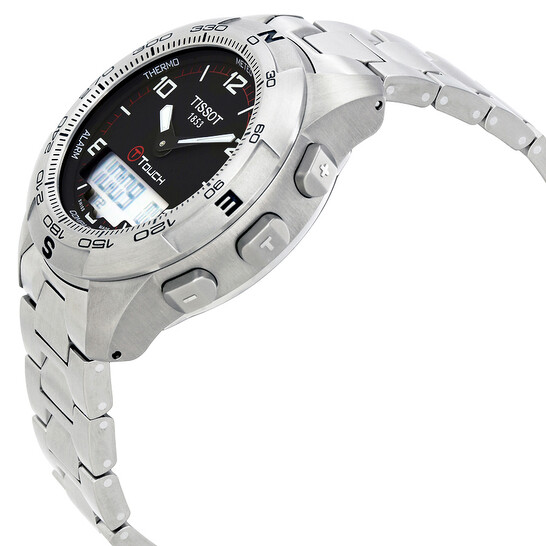 Tissot T Touch II Black Tactile Dial Men's Watch T047.420.44.057.00 ...