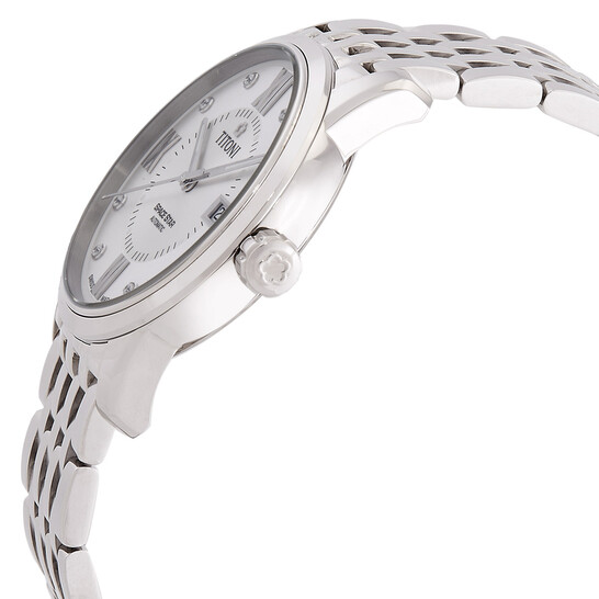 Titoni Space Star Automatic Silver Dial Men's Watch 83538 S-099 - Watches, Space Star - Jomashop