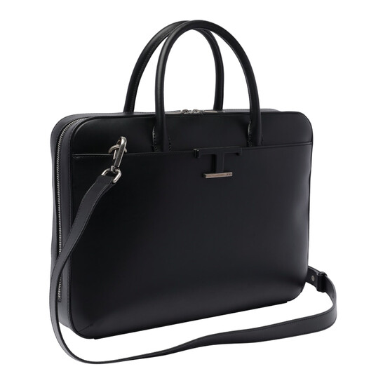 Tod's T Timeless Briefcase XBMTSILS300RLX_B999 - Handbags - Jomashop