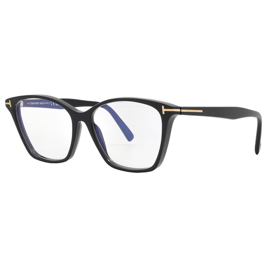 Tom Ford Blue Light Block Cat Eye Ladies Eyeglasses FT5949-B 001 56 ...