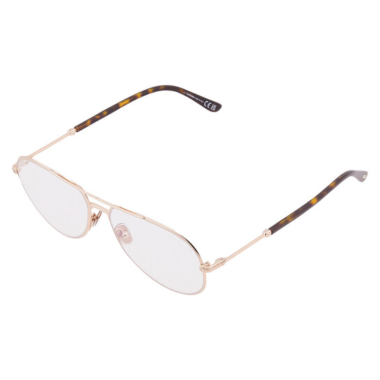 Tom Ford Blue Light Block Pilot Men's Eyeglasses FT5829-B 028 57 ...