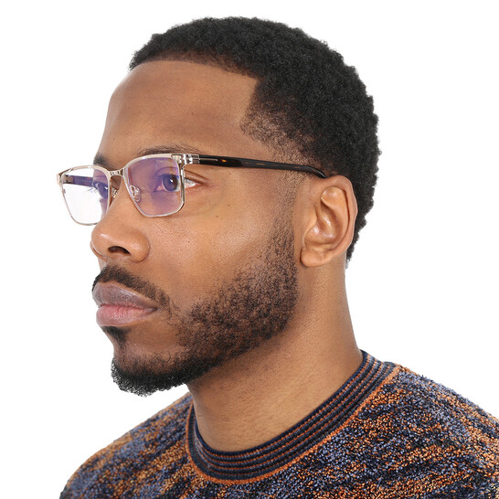 Tom Ford Blue Light Block Rectangular Men's Eyeglasses FT5733-B 028 53 ...