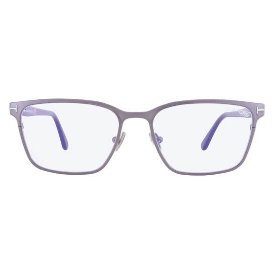Tom Ford Blue Light Block Square Men's Eyeglasses FT5733-B 008 55 ...