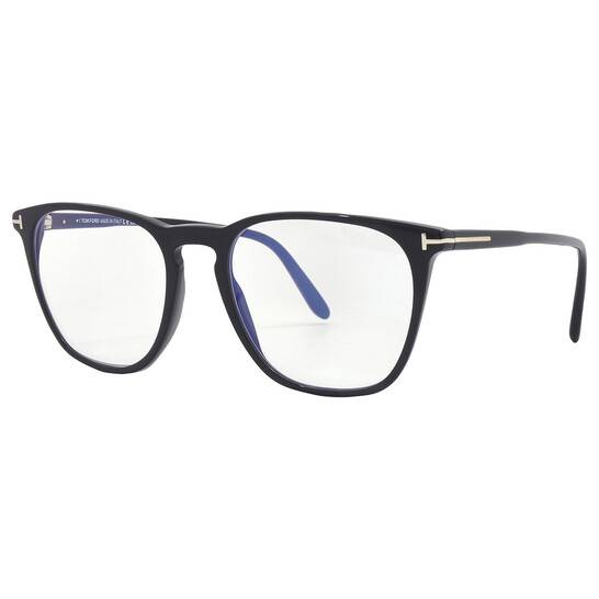 Tom Ford Blue Light Block Square Men's Eyeglasses FT5937-B 001 52 ...