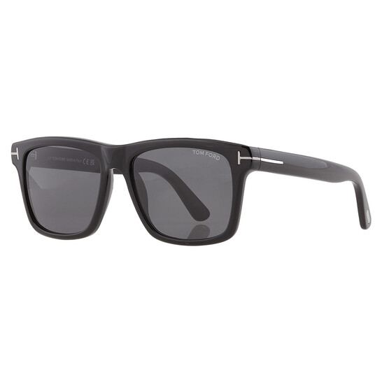 Tom Ford Buckley Smoke Square Men's Sunglasses FT0906-N 01A 58 ...