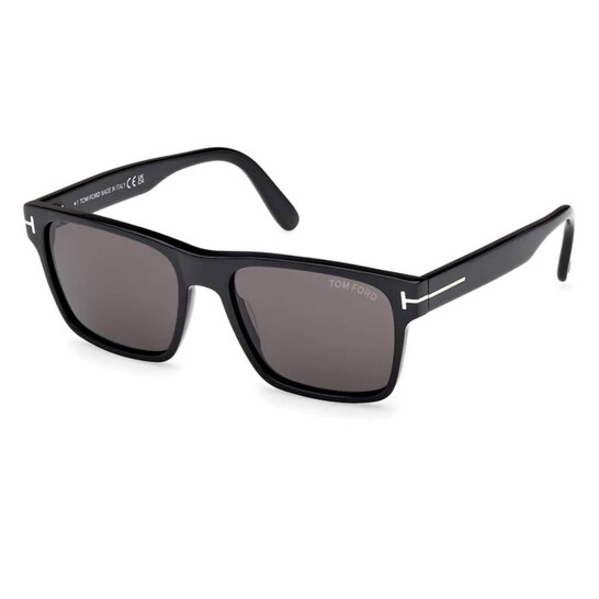 Tom Ford Calder Smoke Square Men's Sunglasses FT1205 01A 55 ...