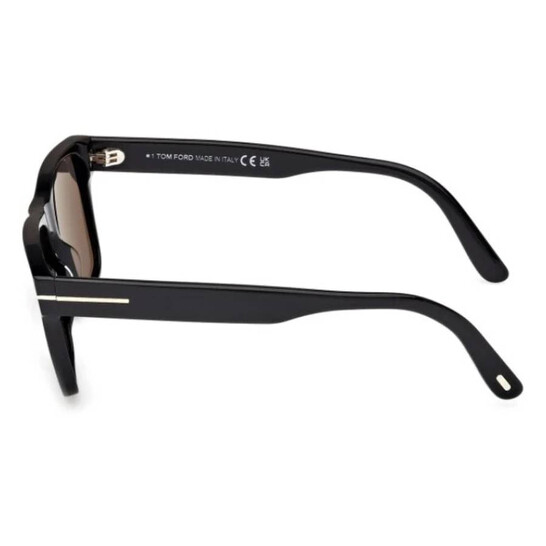 Tom Ford Calder Smoke Square Men's Sunglasses FT1205 01A 55 ...