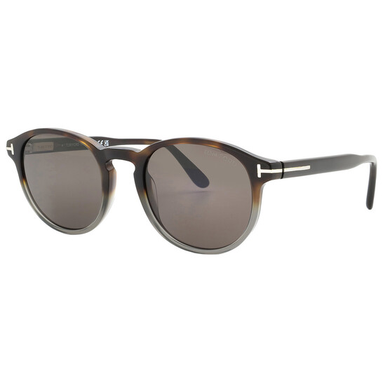 Tom Ford Dante Smoke Round Men's Sunglasses FT0834 56A 50 889214218919 ...
