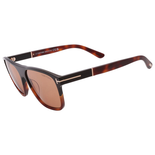 Tom Ford Frances Brown Square Men's Sunglasses FT1081 05E 58 ...