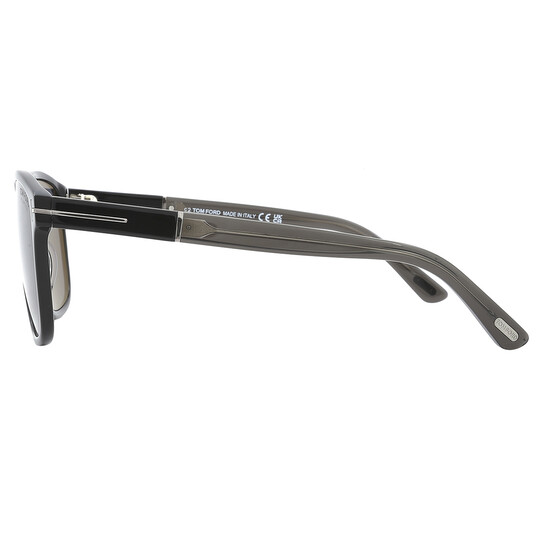 Tom Ford Frances Polarized Smoke Square Men's Sunglasses FT1081-N 01D ...