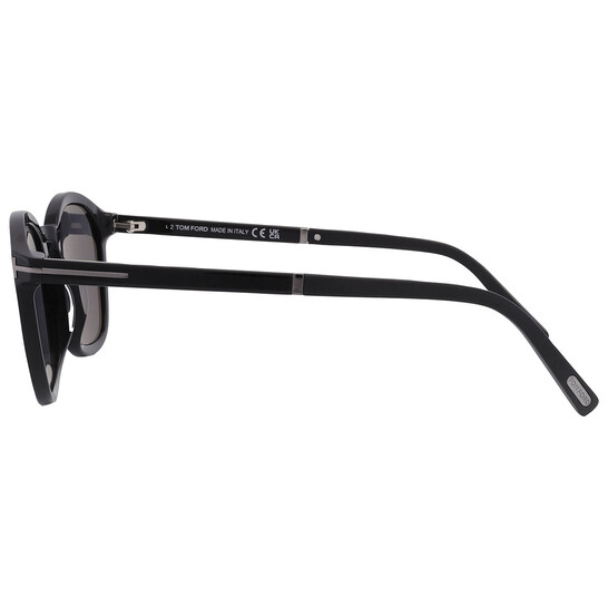 Tom Ford Jayson Polarized Smoke Oval Men's Sunglasses FT1020-N 01D 52 ...